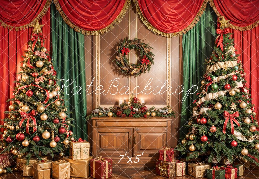 Rustic Christmas Background Digital
