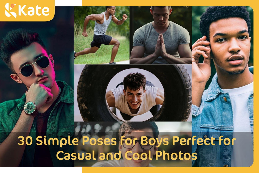 30 Simple Poses for Boys Perfect for Casual and Cool Photos