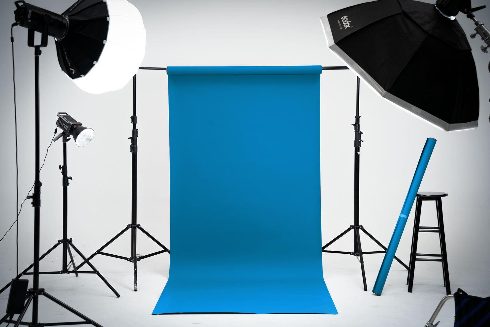 RTS Kate Tropical Blue Seamless Paper Backdrop for Photography