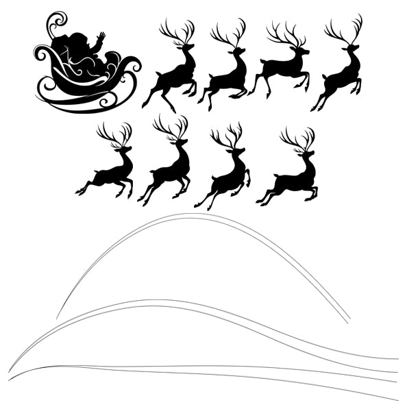 Kate Christmas Digital Silhouette Set 1 by Mini MakeBelieve