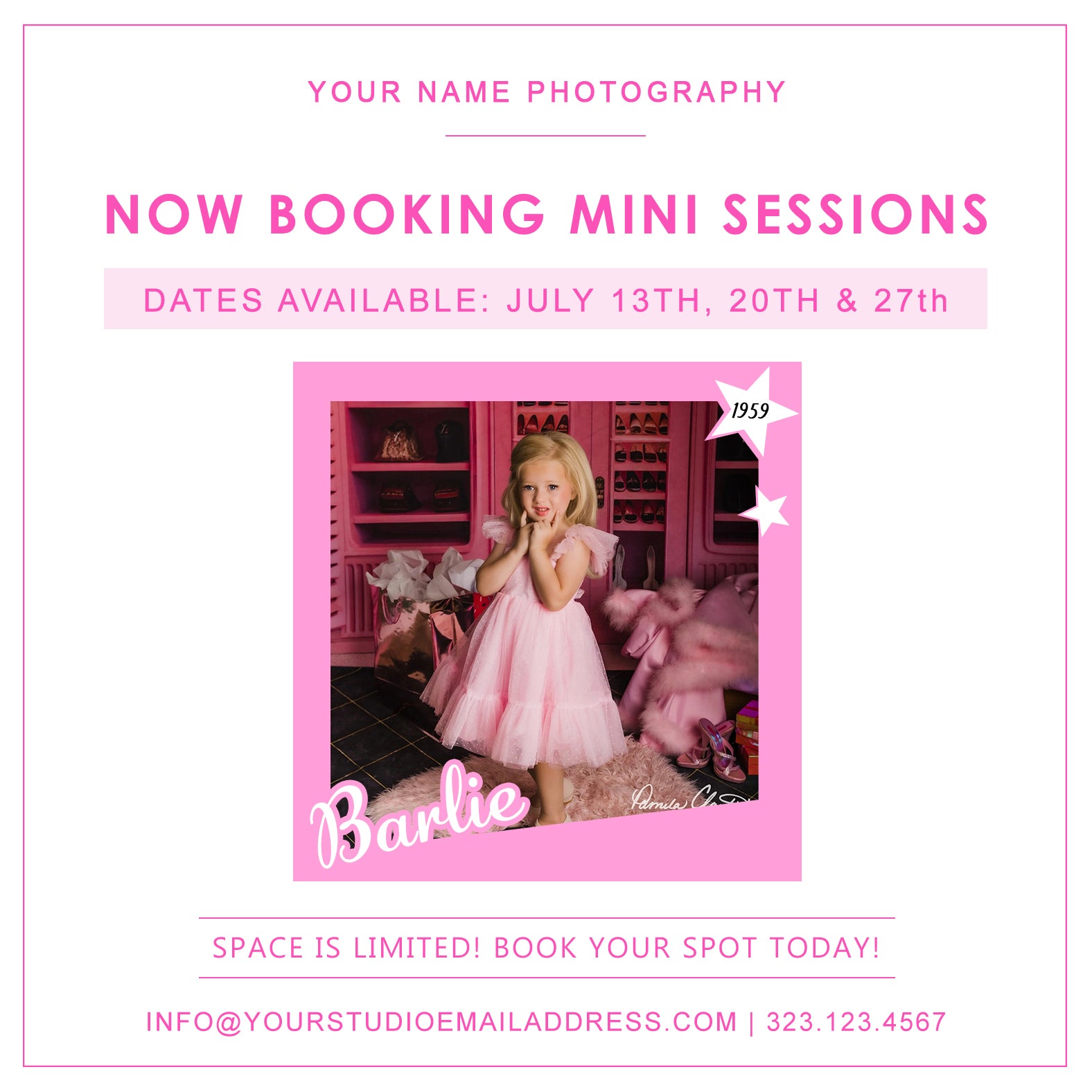 Free Mini Session Templates: Downloadable & Customizable