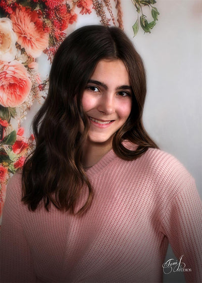 Kate Spring Wedding Flowers White Arch Backdrop Designed by Emetselch