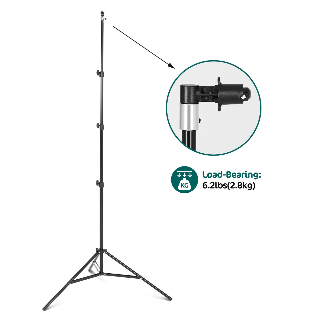 Kate 9ft Collapsible Pop Up Backdrop Stand Kit Frame with Clamp