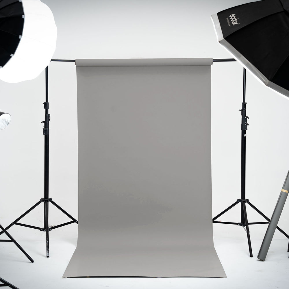RTS Kate Light Gray Seamless Paper Backdrop for Photography (US ONLY)