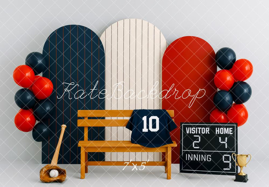 Vintage Baseball Dugout Party Backdrop