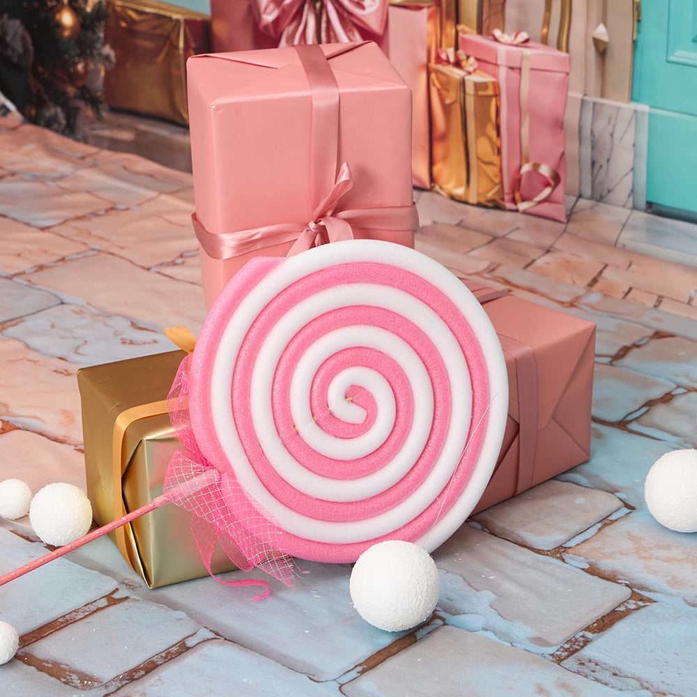 Kate Christmas Pink Candy Shop Room Set Photo Kit Photography Backdrop