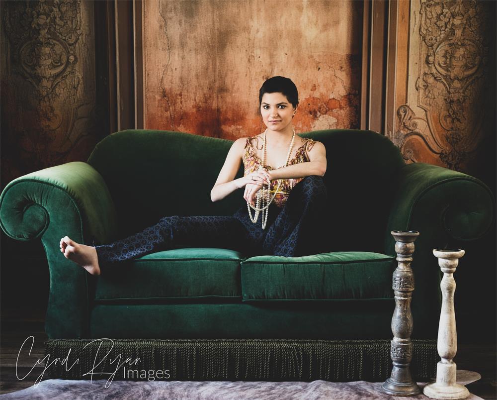 Kate Distressed Victorian Wall with Autumn Colors Backdrop Designed by