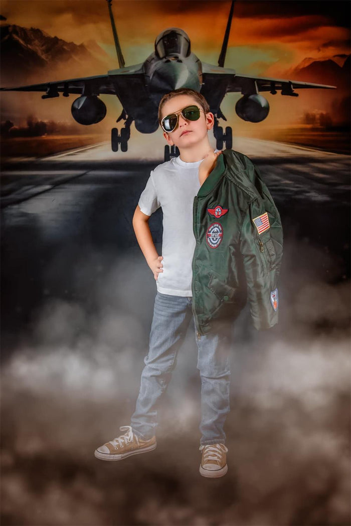 Kate Sweep Sunset Fighter Backdrop Designed by Lidia Redekopp