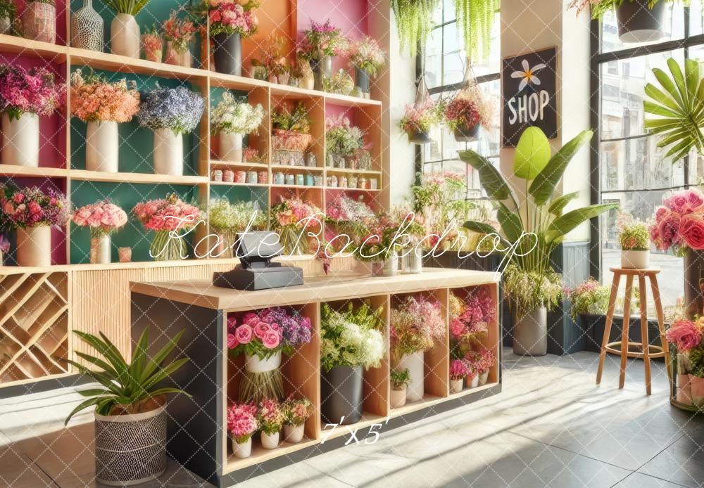 Kate Flower Shop Indoor Backdrop Designed by Lidia Redekopp