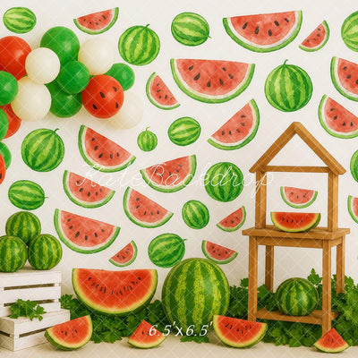 Vibrant Watermelon Summer Party Backdrop