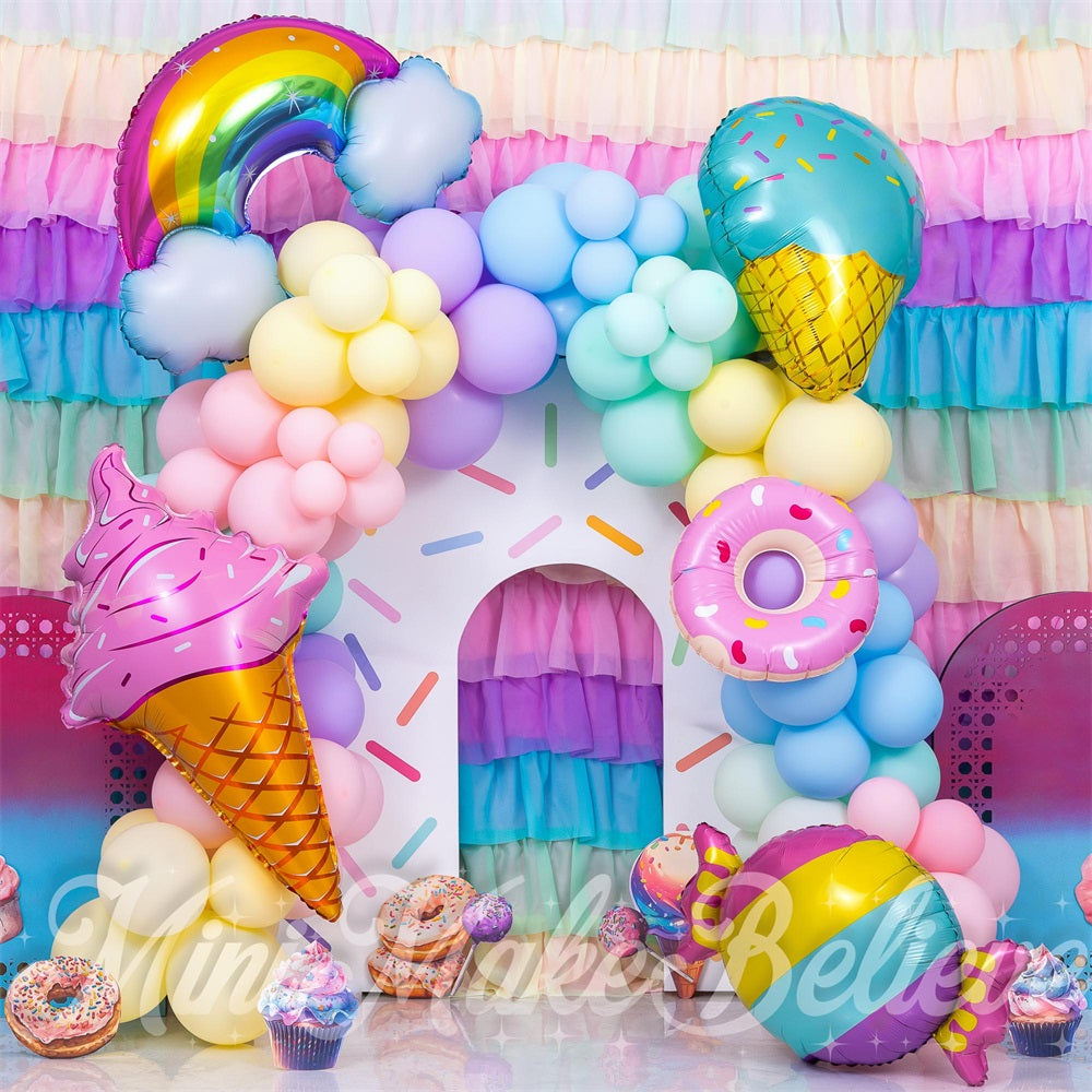 Ice Cream Cone Balloon Arch Madison Balloon Garlands, Balloon Arches,