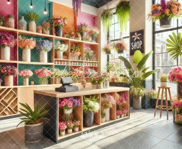 Kate Flower Shop Indoor Backdrop Designed by Lidia Redekopp