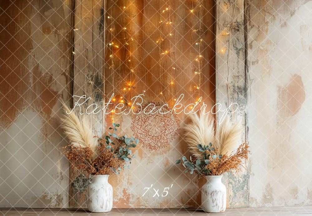 Rustic Elegant Boho Floral Backdrop