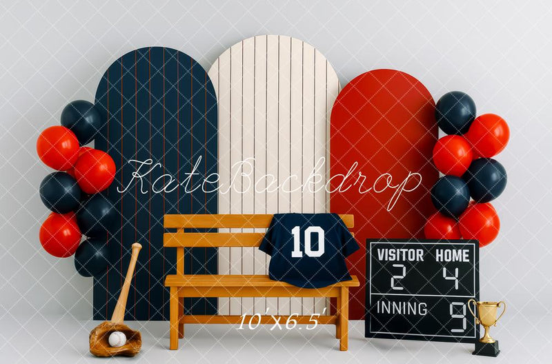 Vintage Baseball Dugout Party Backdrop