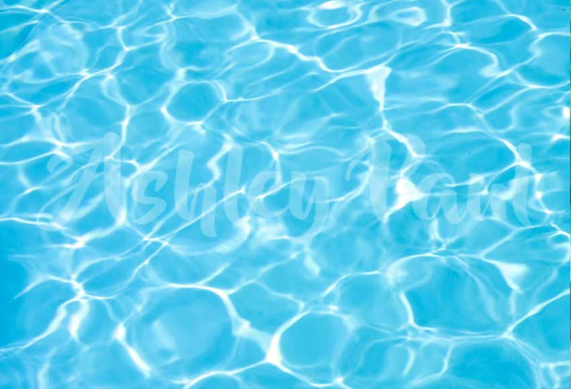 Radiant Blue Water Ripple Backdrop