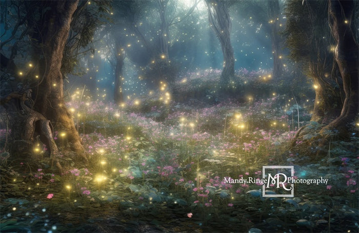 Kate Enchanted Spring Fairy Forest Backdrop Designed by Mandy Ringe Ph