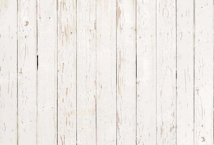 Rustic Whitewashed Wood Panel Backdrop