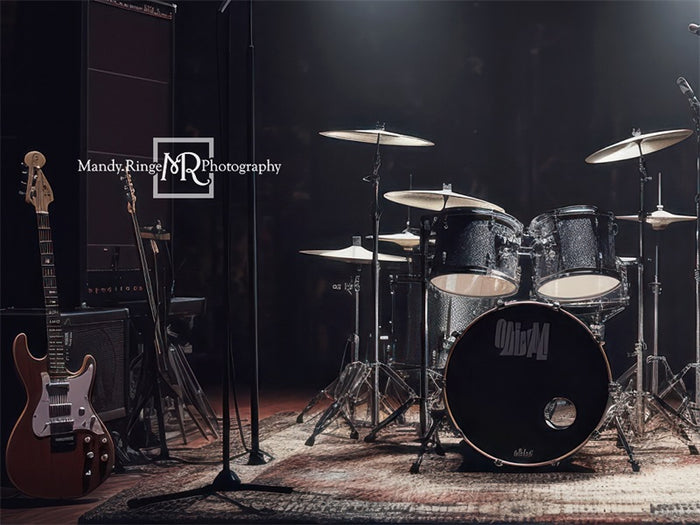 Kate Rock Band Stage Backdrop Designed by Mandy Ringe Photography