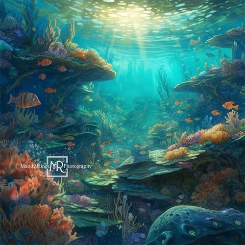 Mystical Radiant Underwater Coral Reef