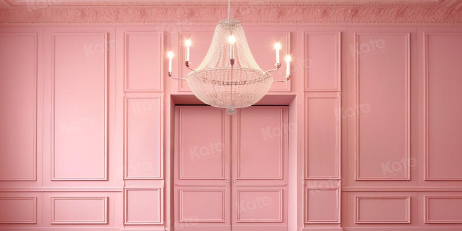 Elegant Pink Classic Wall Panel Backdrop