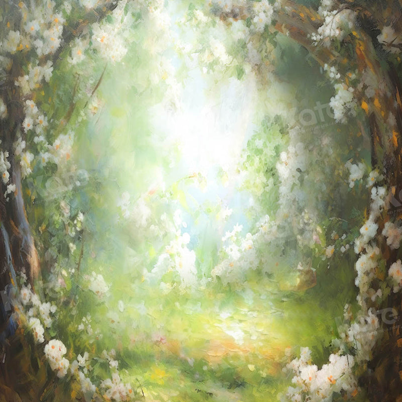 Kate Fine Art Fantasy Floral Arch Spring/Summer Backdrop for Photography