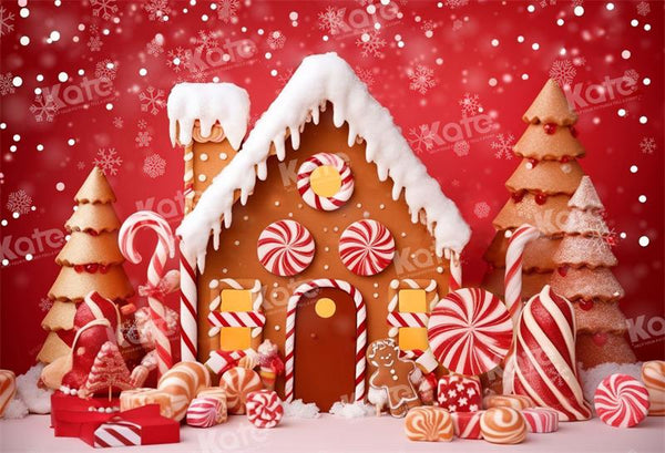 Whimsical Gingerbread Candyland Backdrop