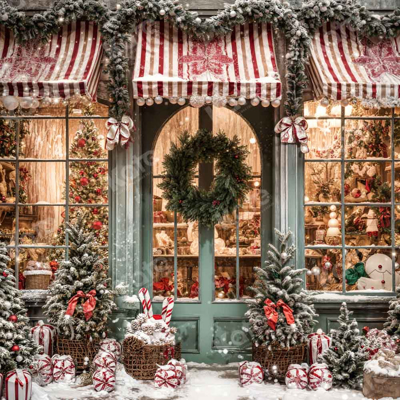 Festive Winter Wonderland Christmas Backdrop