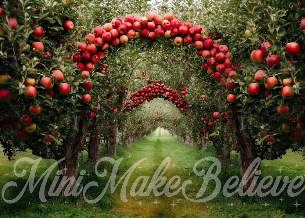 Enchanting Apple Orchard Archway Backdrop