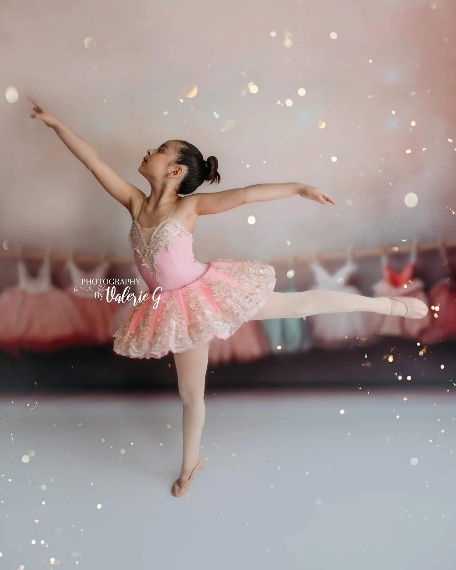 Kate Ballet Class Dresses Pink Backdrop Designed by Patty Robert