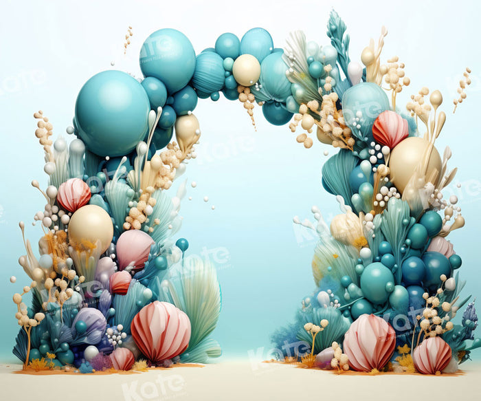 Underwater Fantasy Balloon Arch Backdrop