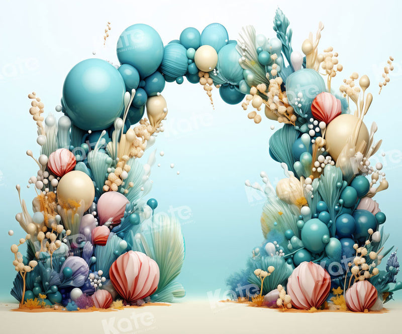 Underwater Fantasy Balloon Arch Backdrop