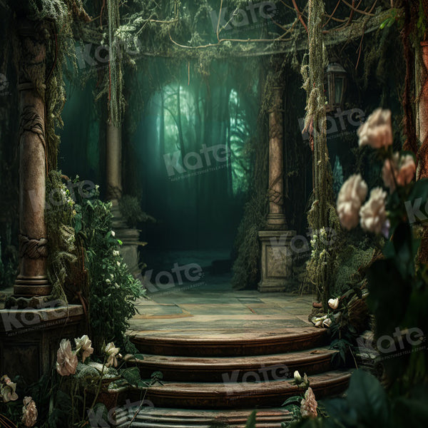 Kate Summer Green Fantasy Stage Backdrop for Photography