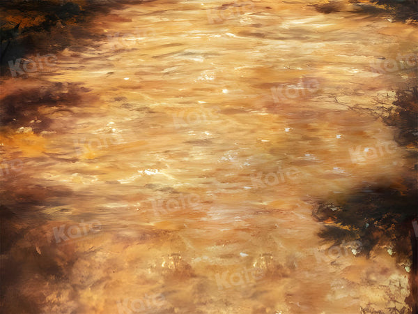 Warm Earthtone Abstract Painterly Backdrop