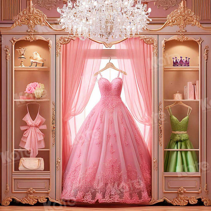 Elegant Vintage Ballroom Dress Backdrop