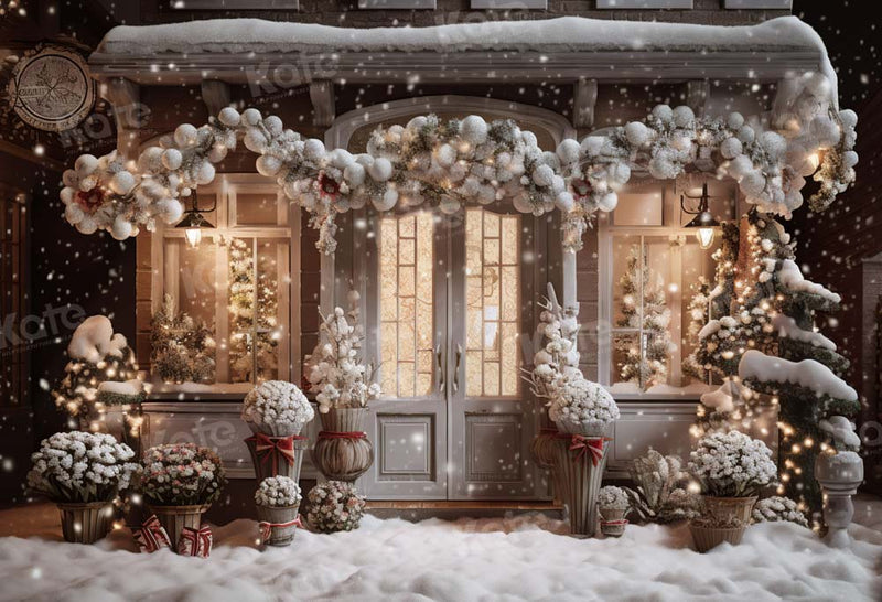Cozy Winter Wonderland Holiday Backdrop