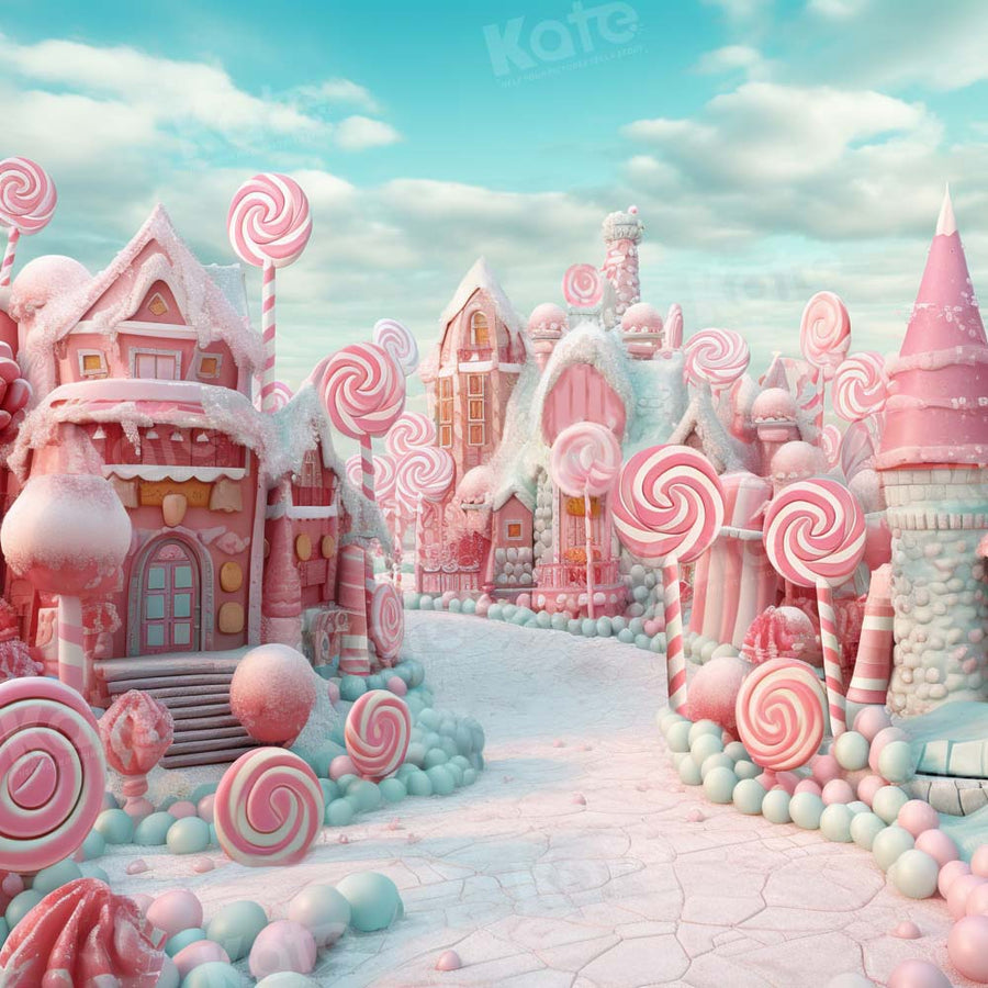 Whimsical Candyland Fantasy Backdrop
