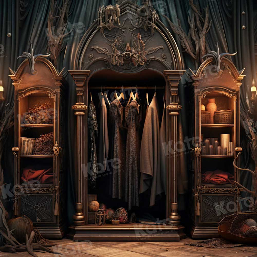 Enchanted Gothic Wardrobe Backdrop