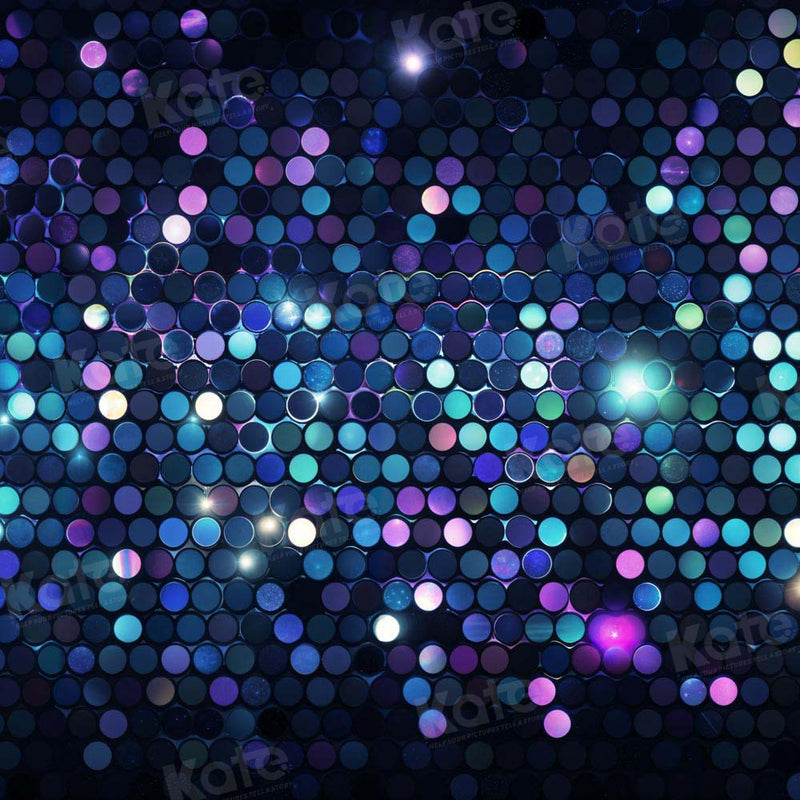 Glowing Galaxy Blue LED Lights Backdrop