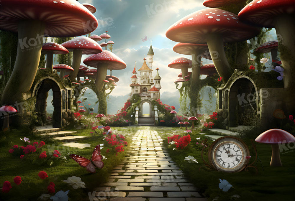 Enchanted Fairy Tale Mushroom Castle