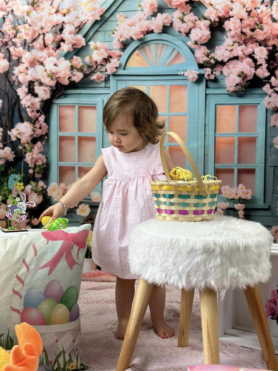 Spring Blossom Vintage Cottage Backdrop