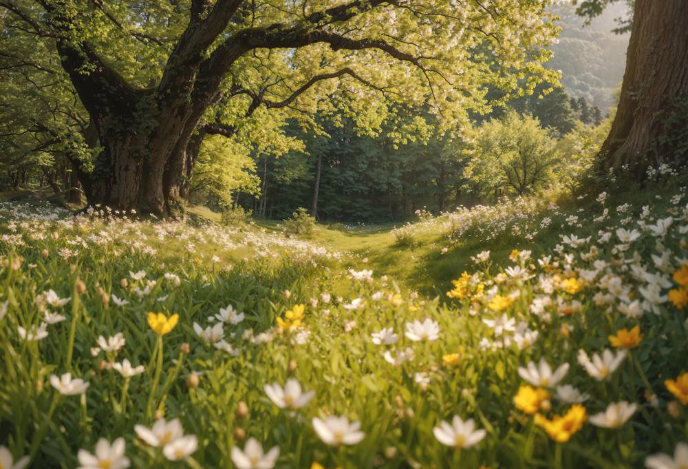 Fondo De Pantalla De Prado De Flores Primaveral 11000+ HD La Primavera