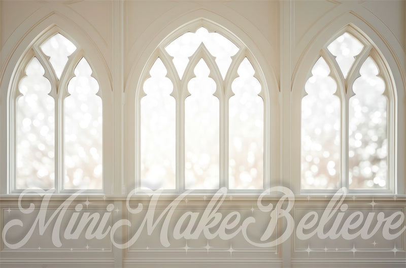 Elegant Gothic Cathedral Window Backdrop