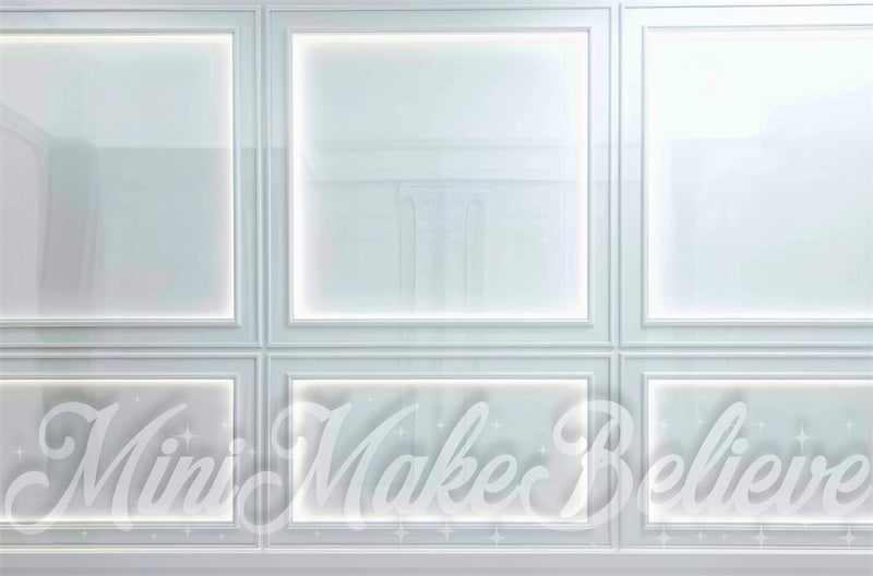 Elegant Frosted Glass Panel Backdrop