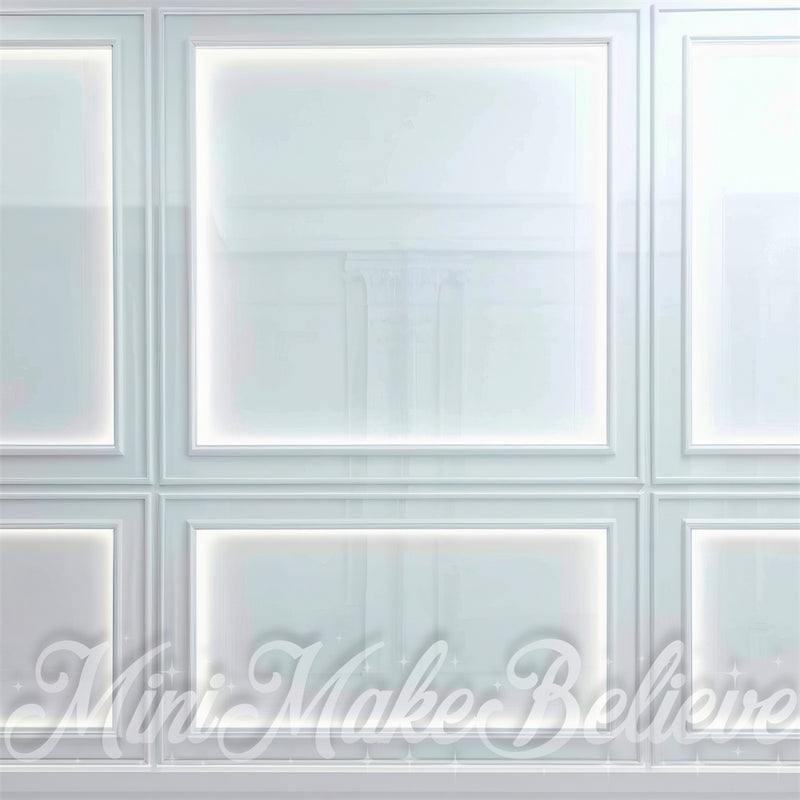 Elegant Frosted Glass Panel Backdrop