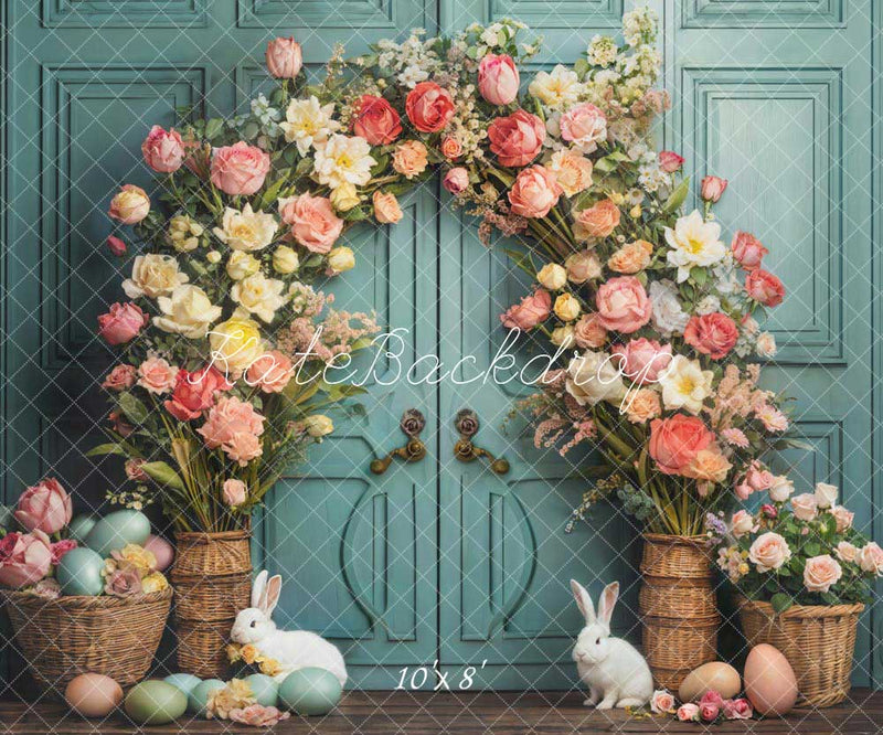 Spring Floral Arch Easter Backdrop