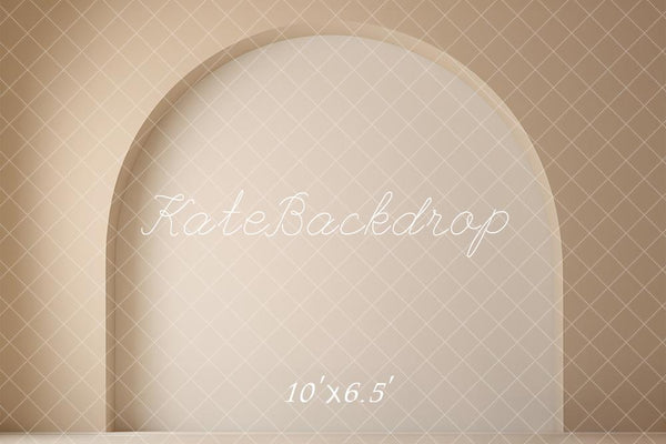 Elegant Neutral Archway Wall Backdrop
