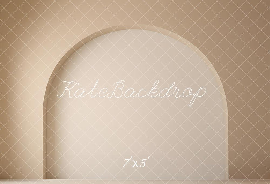 Elegant Neutral Archway Wall Backdrop
