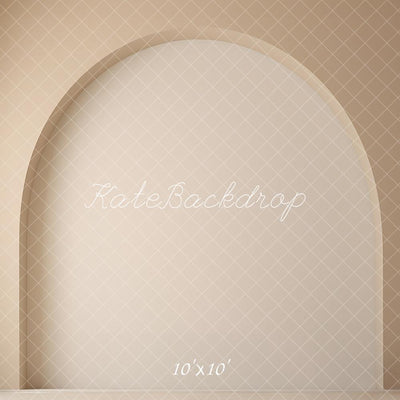 Elegant Neutral Archway Wall Backdrop