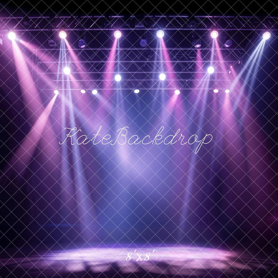 Vibrant Purple Stage Spotlight Backdrop
