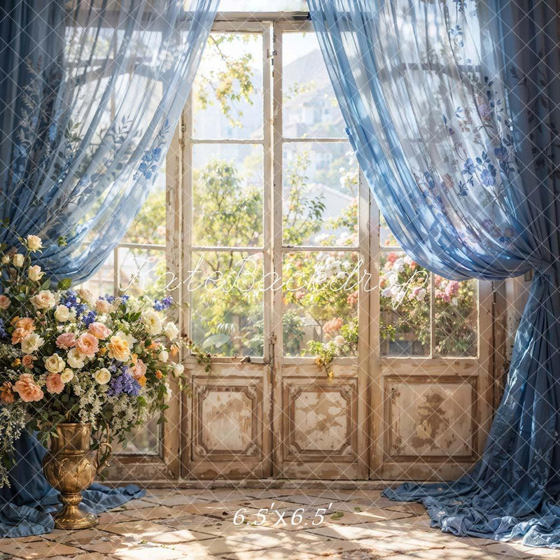 Vintage Floral Window Light Backdrop